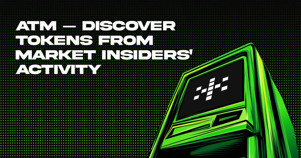 atm.day — Discover tokens from market insiders' activity